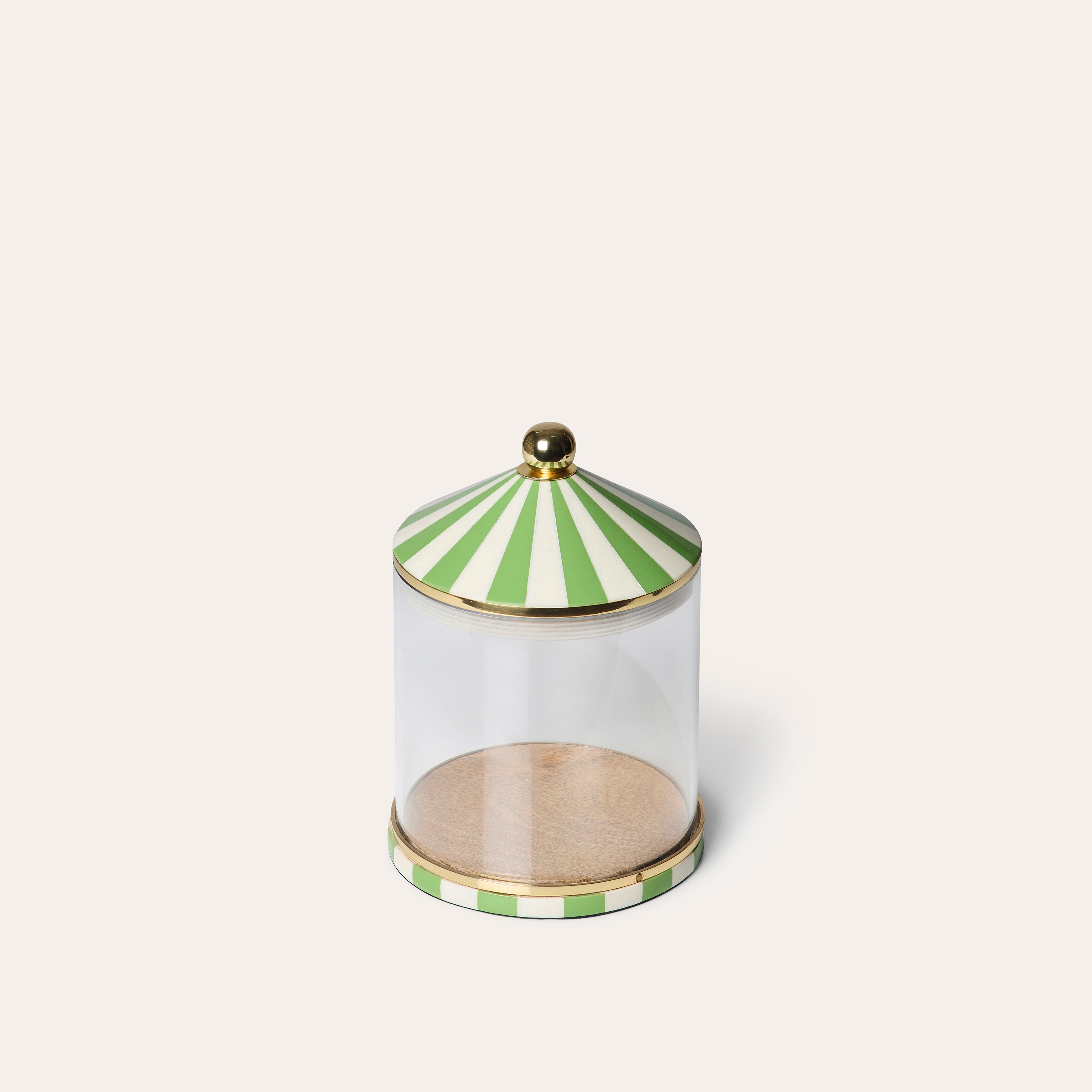 Circus Storage Jar | Green and White – Tooka