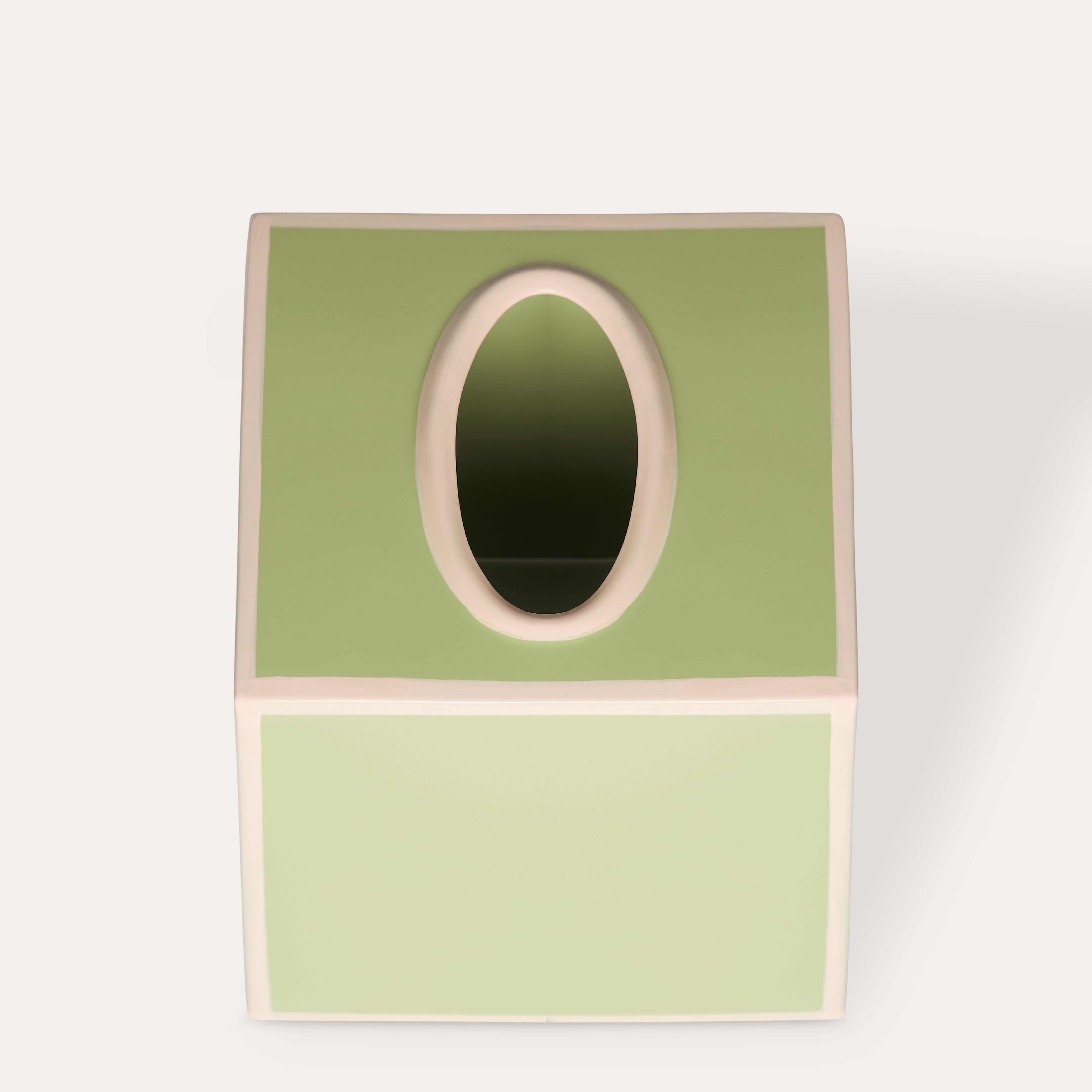 Tissue Box Cover | Sage Green and Blush – Tooka